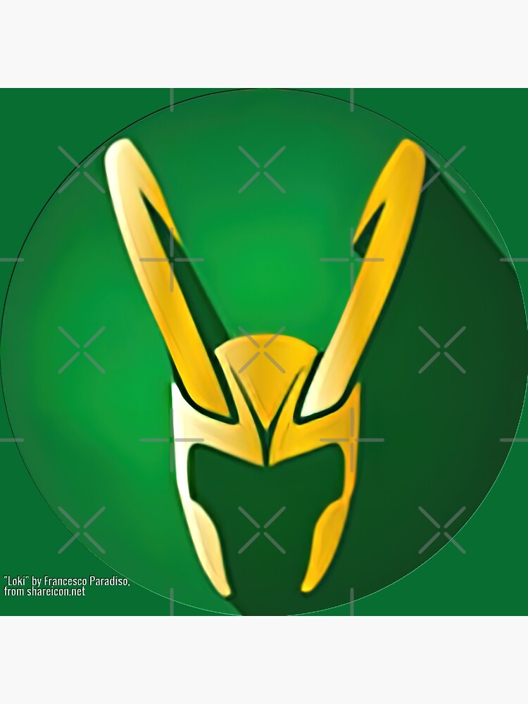 "Symbol of Loki helmet" Poster by franklindesigns | Redbubble