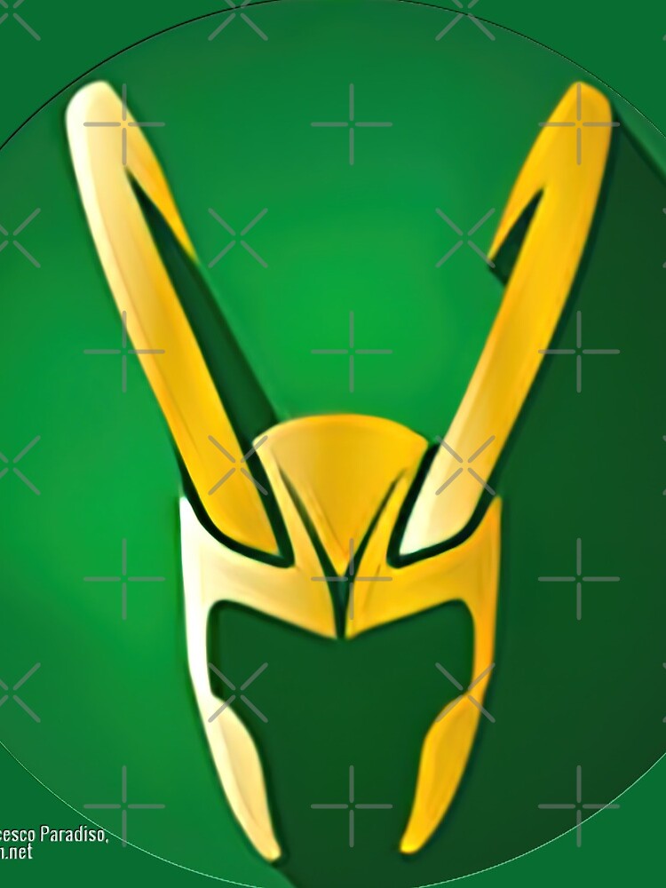 "Symbol of Loki helmet" Drawstring Bag for Sale by franklindesigns ...