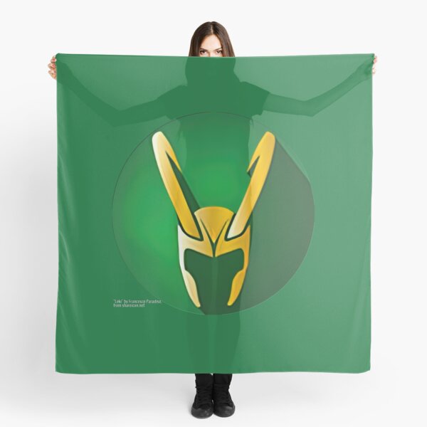 "Symbol of Loki helmet" Scarf for Sale by franklindesigns | Redbubble