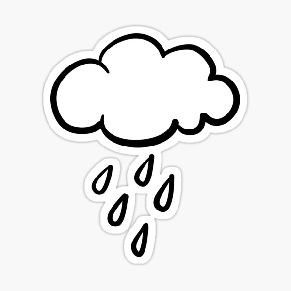 "DARK CLOUD " Sticker for Sale by antisocialvibez | Redbubble
