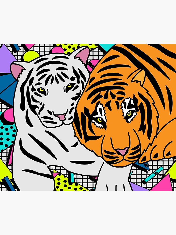 "Patty Tiger Wild Animals" Poster by flofin | Redbubble