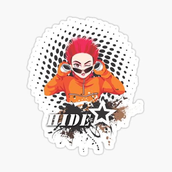 "HIDE" Sticker for Sale by Lovely-C-Art | Redbubble