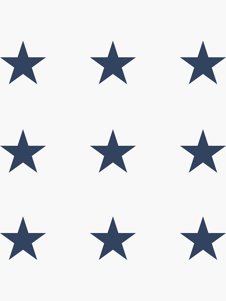 "9 navy blue colored stars pack" Sticker for Sale by sonia10 | Redbubble