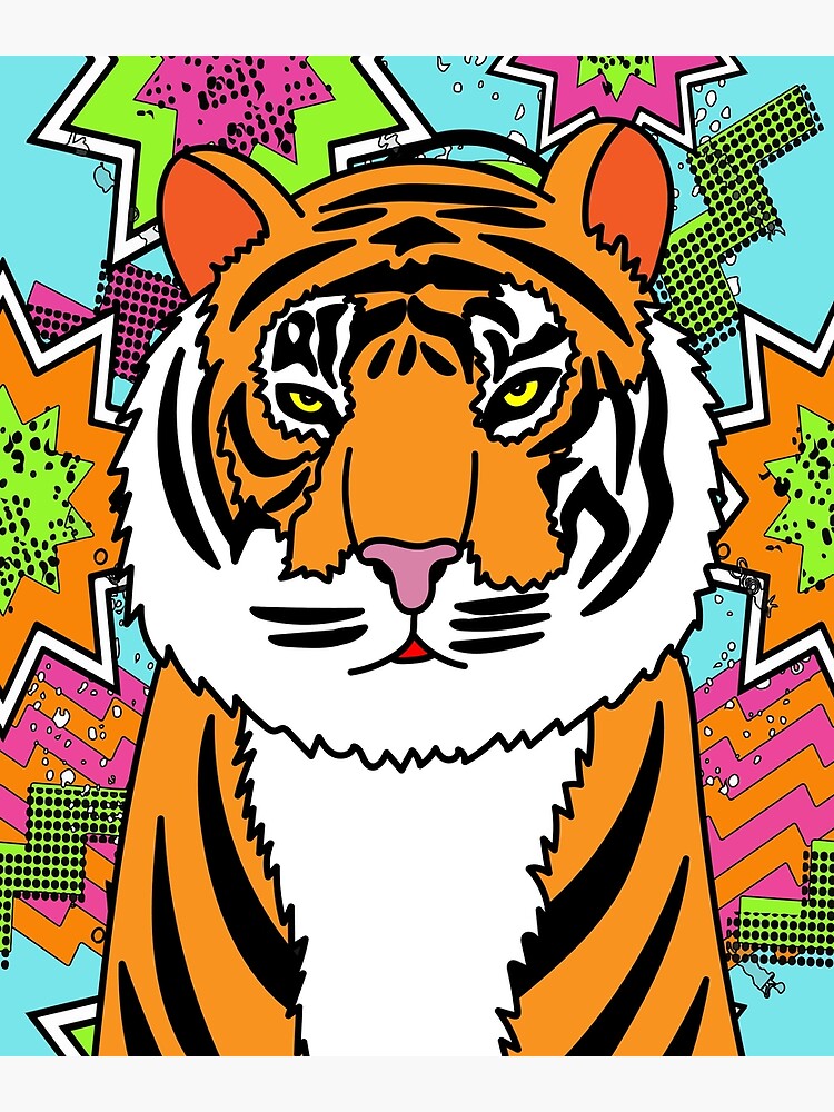 "Patty Tiger Wild Animals" Poster by flofin | Redbubble