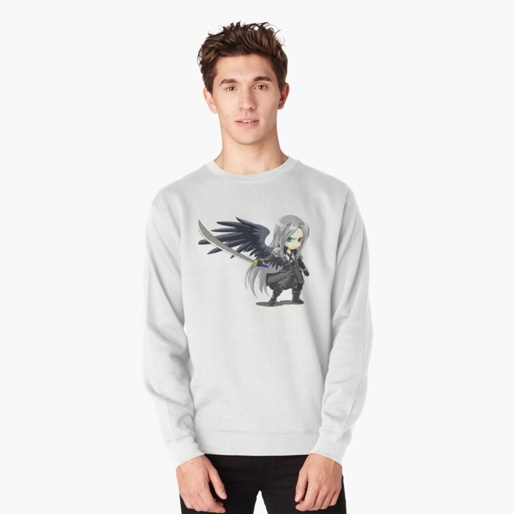 "Chibi Fallen Angel Sephiroth" Sticker for Sale by zippernece | Redbubble