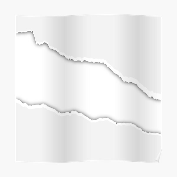 "ripped paper design" Poster by Tjeerddesigns | Redbubble