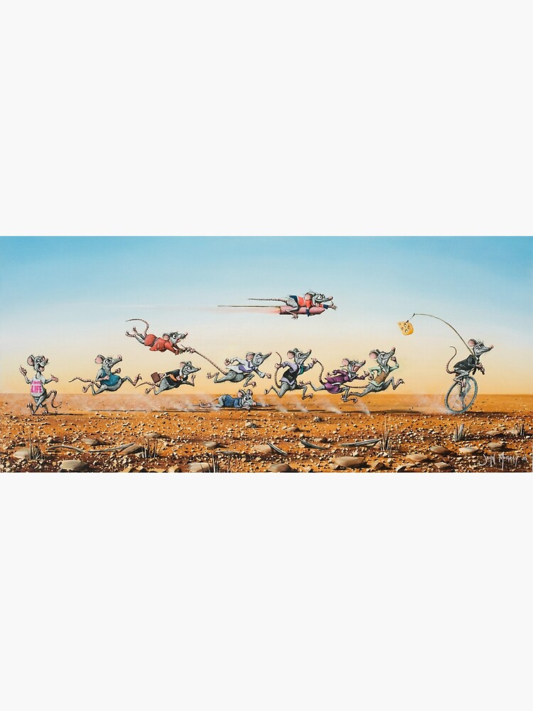 "Leaving the Rat Race" Poster by johnmurrayart | Redbubble