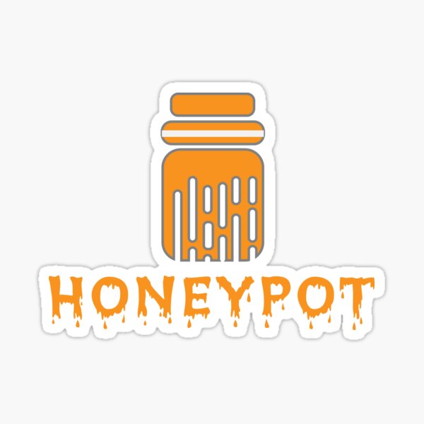 "HONEY POT " Sticker for Sale by pixlobby | Redbubble
