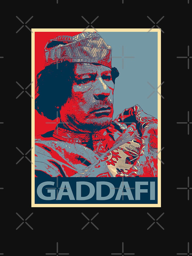 "Muammar Gaddafi" T-shirt by Tommia | Redbubble