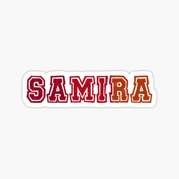"SAMIRA" Sticker for Sale by ruviogevio | Redbubble