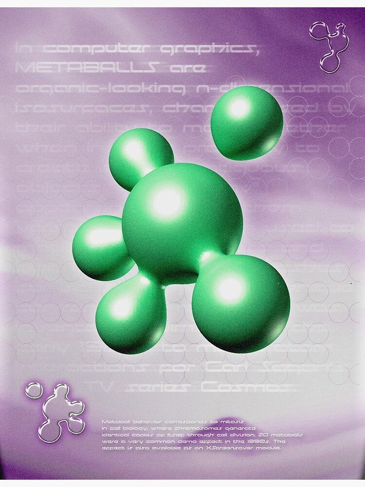 "What are METABALLS?" Poster by mikkolunatic | Redbubble