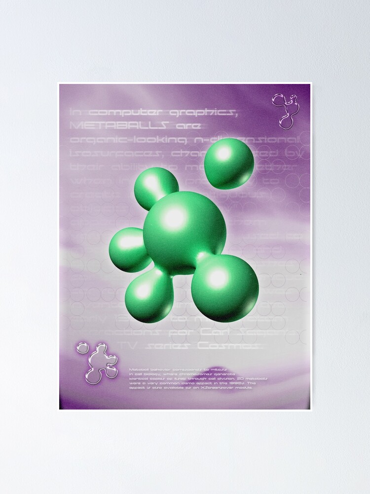 "What are METABALLS?" Poster by mikkolunatic | Redbubble