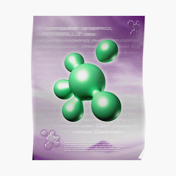 "What are METABALLS?" Poster by mikkolunatic | Redbubble