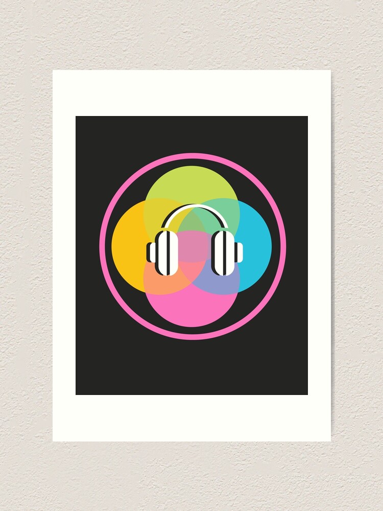 "feel the music logo" Art Print by FailedDesign | Redbubble