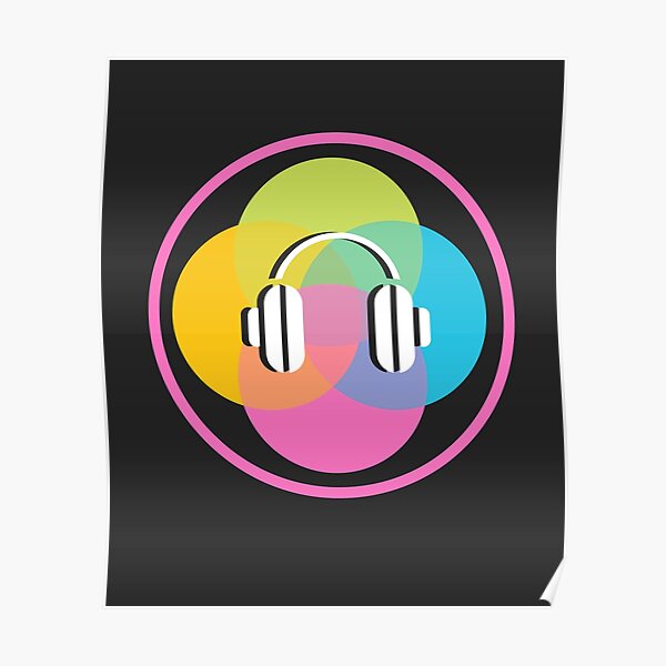 "feel the music logo" Poster by FailedDesign | Redbubble