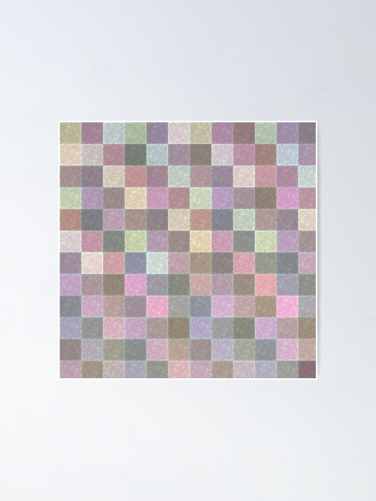"Pink bubble bubble(cross weave) pattern" Poster for Sale by yoon-kyung ...