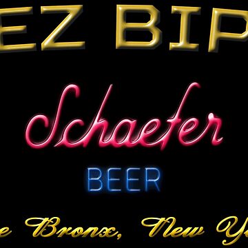 "Chez Bippy The Bronx New York" Sticker for Sale by beaglefruit | Redbubble