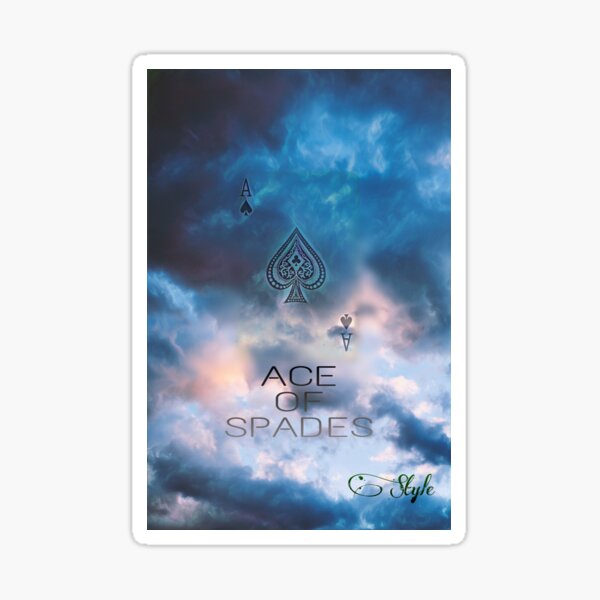 "Ace of spades themed stickers and cases" Sticker for Sale by Styles ...