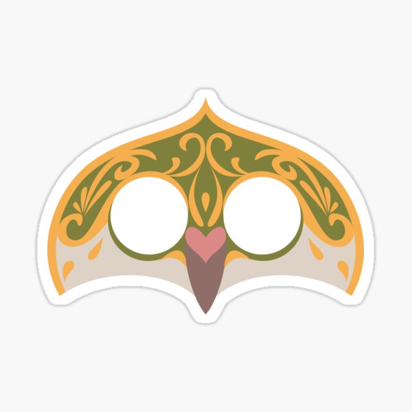 "Volta Masquerade Mask" Sticker for Sale by PsychMerchant | Redbubble
