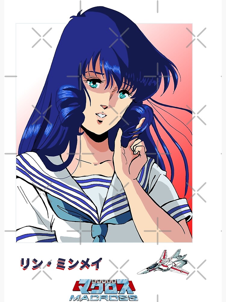"Lynn Minmay , Macross" Poster by Aoianime1 | Redbubble