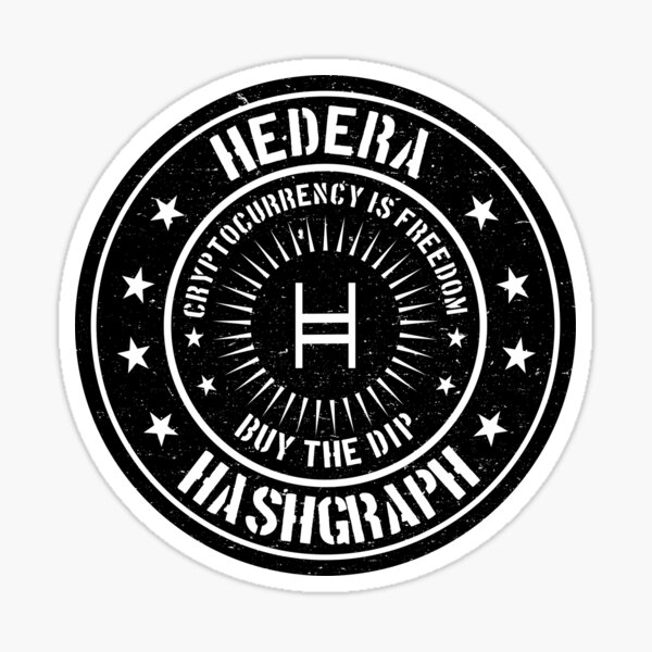 "hbar logo hedera hashgraph #2" Sticker for Sale by Cuztomthreads ...