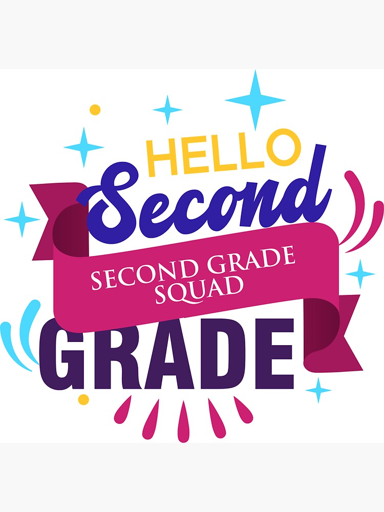 Imán «Hola segundo grado - escuadrón de segundo grado, escuadrón de ...