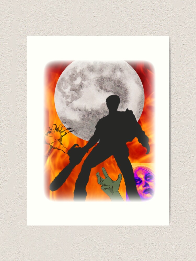 "Ash vs Evil Dead, evil dead fan art" Art Print by HazardPaay | Redbubble