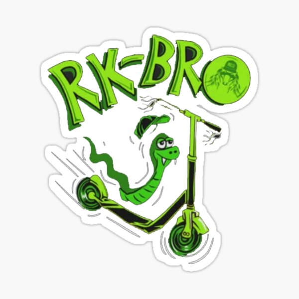 Rk Bro Scooter Stickers | Redbubble