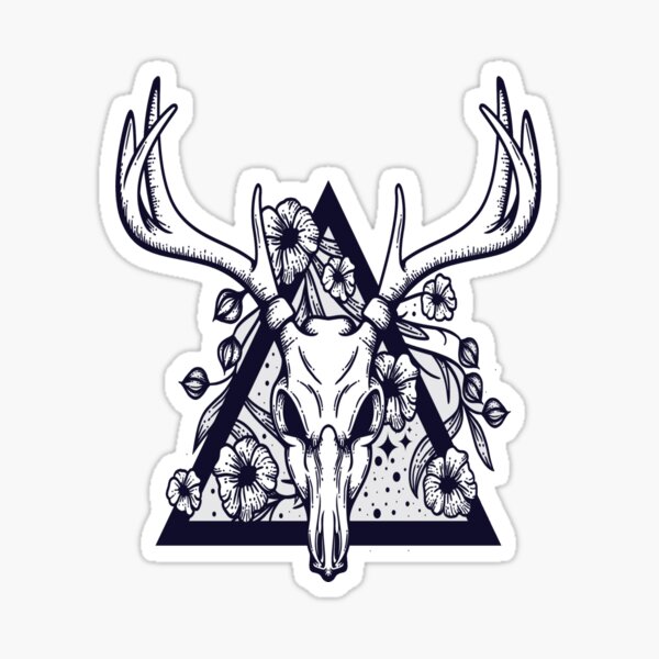 "Elk Antler" Sticker for Sale by sajalux | Redbubble