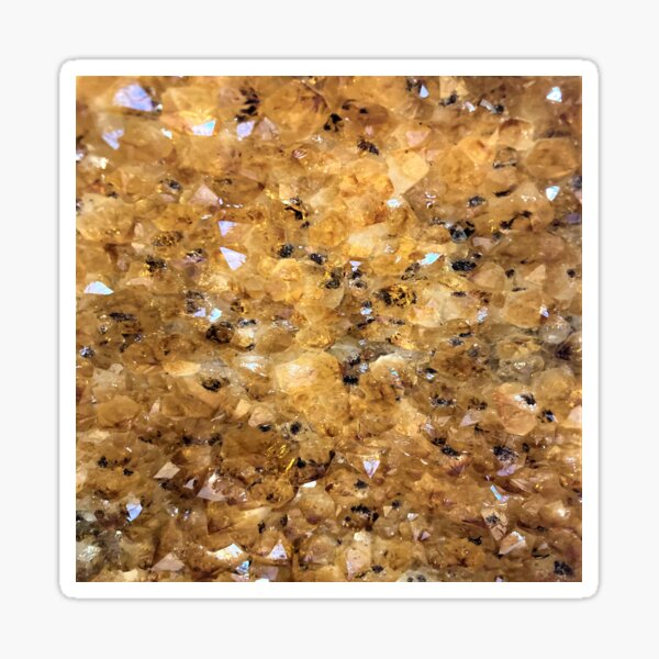 "Citrine Yellow Quartz" Sticker for Sale by Rose-of-Sharon | Redbubble