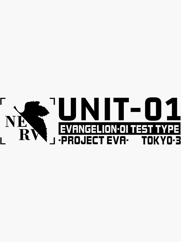 "EVA-01 Test Type" Sticker for Sale by Saturnalia-Shop | Redbubble