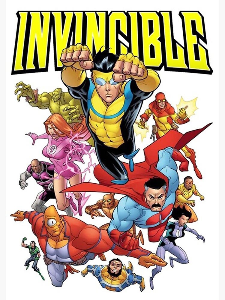 "Invincible cartoon" Poster by brendacavalcan | Redbubble