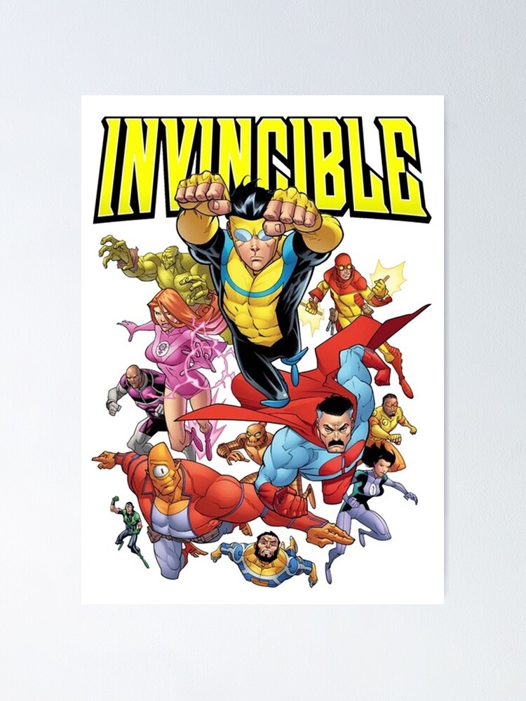 "Invincible cartoon" Poster by brendacavalcan | Redbubble