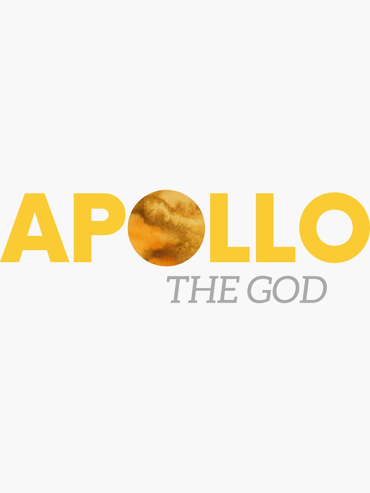 "Apollo Sun | The God " Sticker for Sale by EmmaSmNY | Redbubble