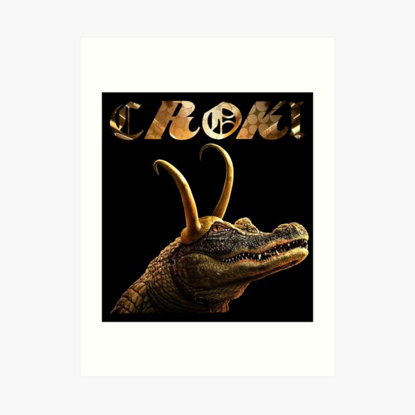 "CROKI LOKI ALLIGATOR" Art Print for Sale by itamishogeki | Redbubble