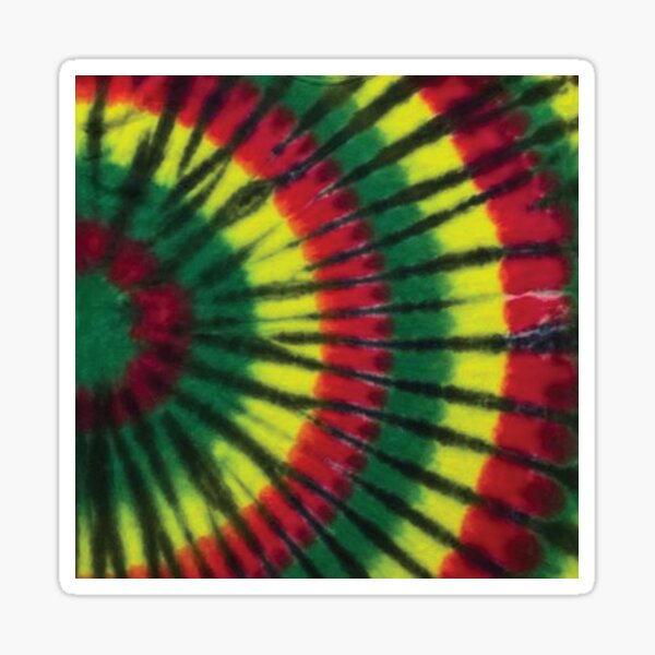 "Rasta Colors - Tie Dye" Sticker for Sale by StarsForgers | Redbubble