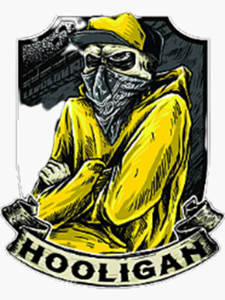 "HOOLIGAN " Sticker for Sale by MomoDesigners | Redbubble
