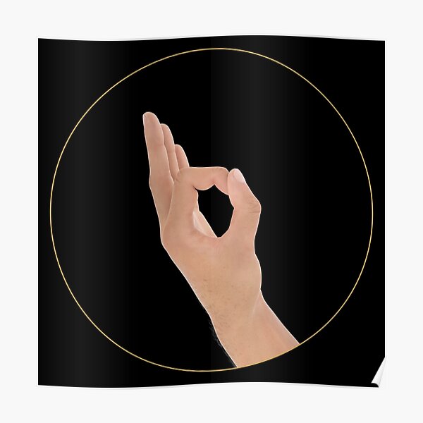 "B.K. Gangster Hand Sign" Poster by Rap-And-Hip-Hop | Redbubble
