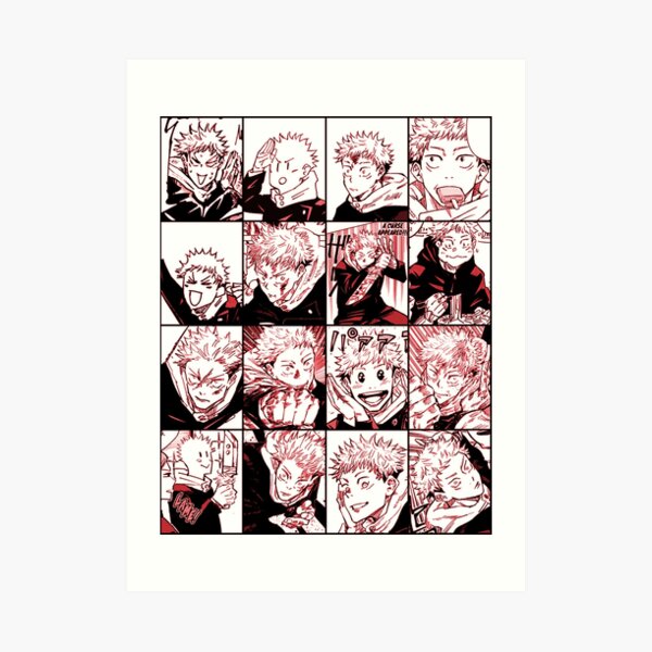 "Itadori yuji manga collage - color version" Art Print for Sale by ...