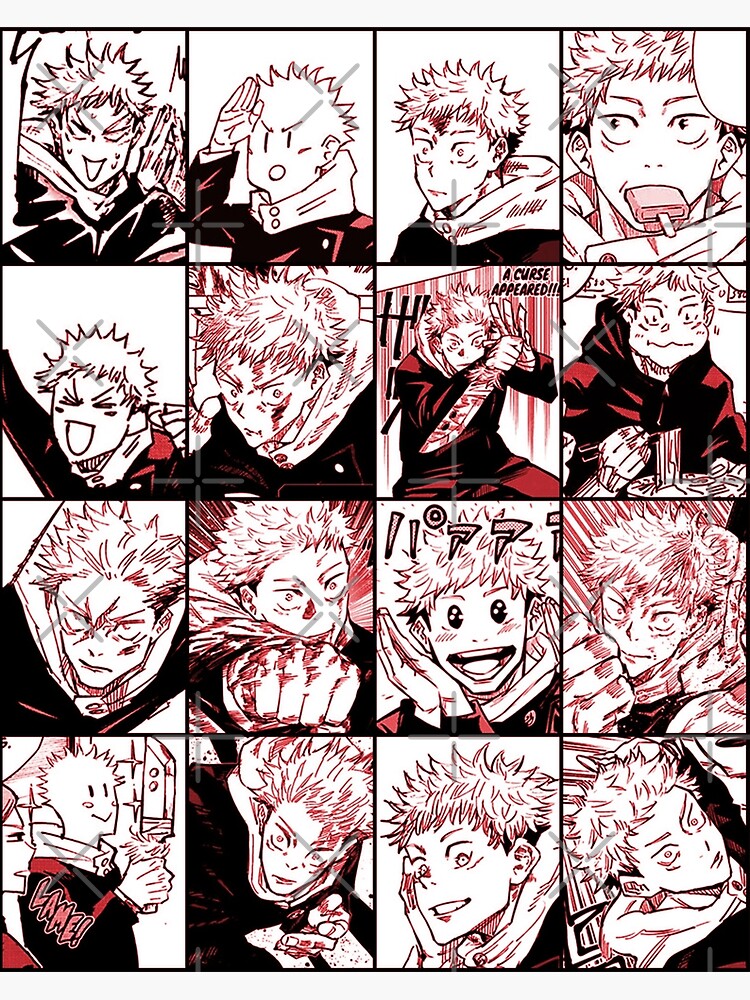 "Itadori yuji manga collage - color version" Art Print for Sale by ...