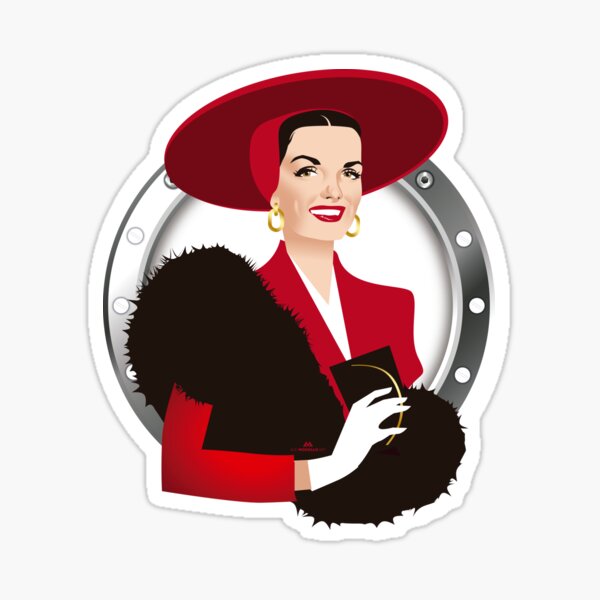 "Miss Shaw" Sticker for Sale by AleMogolloArt | Redbubble
