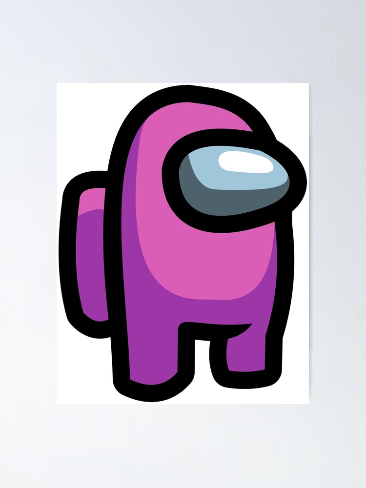 "Pink Crewmate" Poster by ComptonSwapmeet | Redbubble