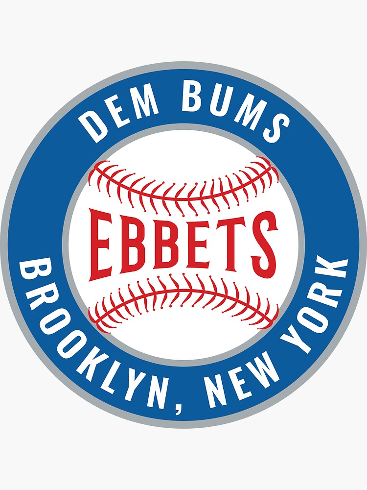 "Ebbets Field Brooklyn New York Baseball Fan " Sticker for Sale by ...