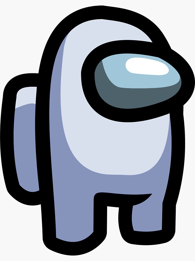 "White Crewmate" Sticker by ComptonSwapmeet | Redbubble