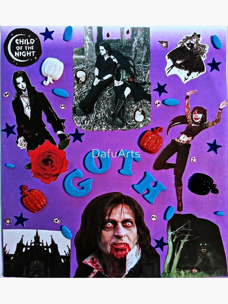 "Goth Collage" Poster for Sale by DafuArts | Redbubble