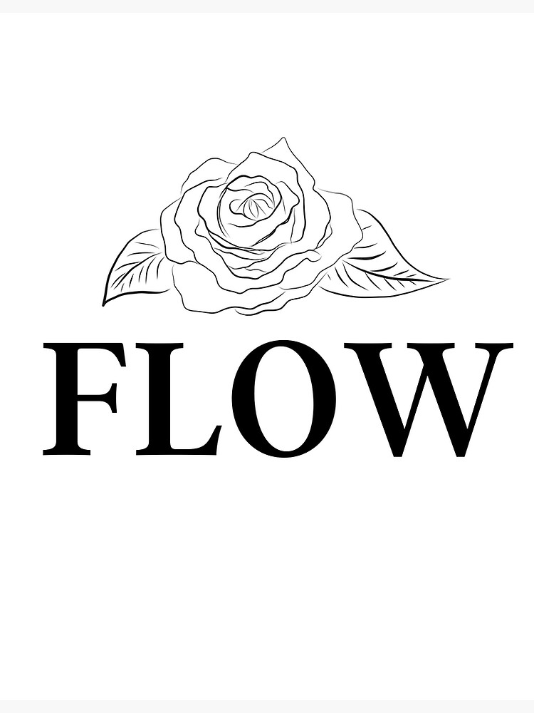 "Flow Merch" Poster for Sale by SiyaFlow | Redbubble