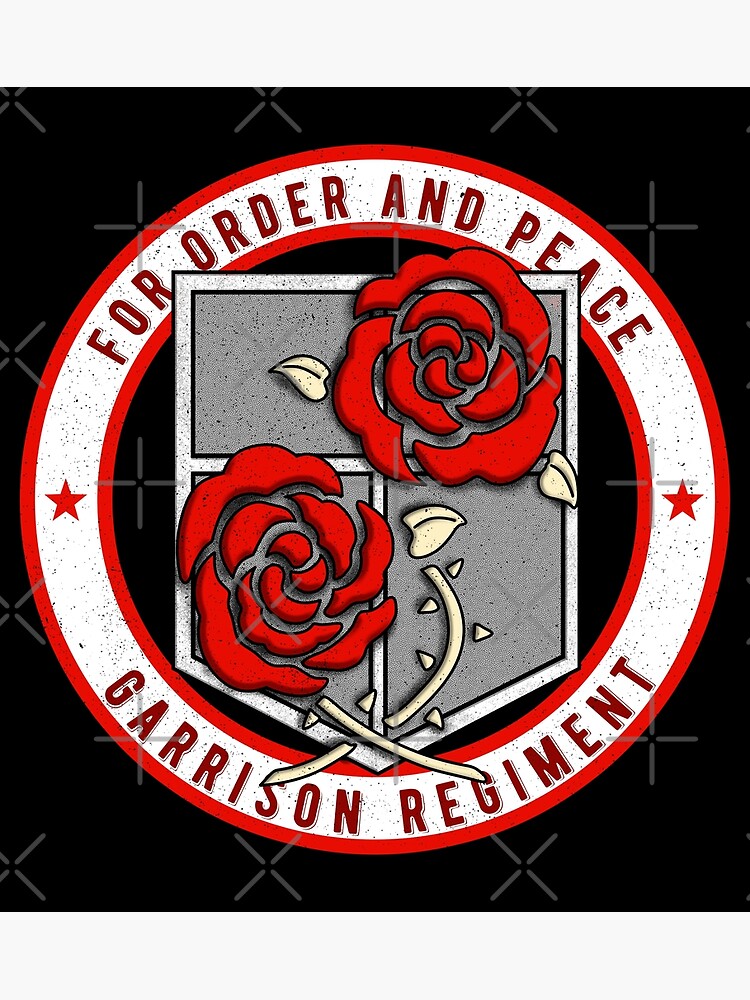 "Attack On Titan Garrison Regiment" Poster for Sale by Akolytus | Redbubble