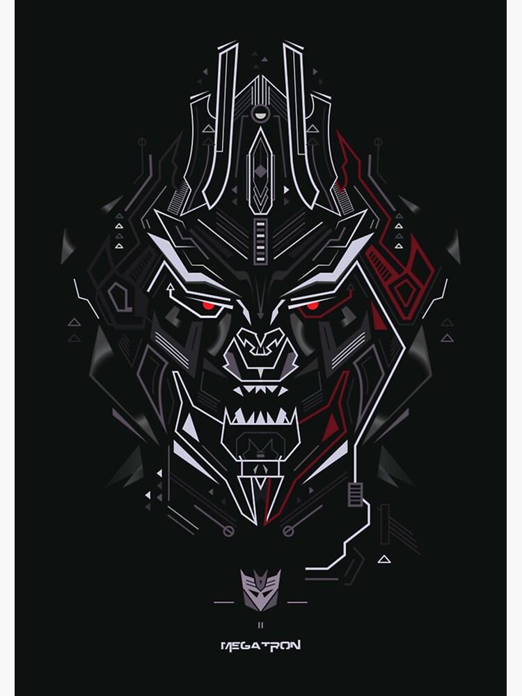 "megatron " Sticker for Sale by Agustinmoore | Redbubble