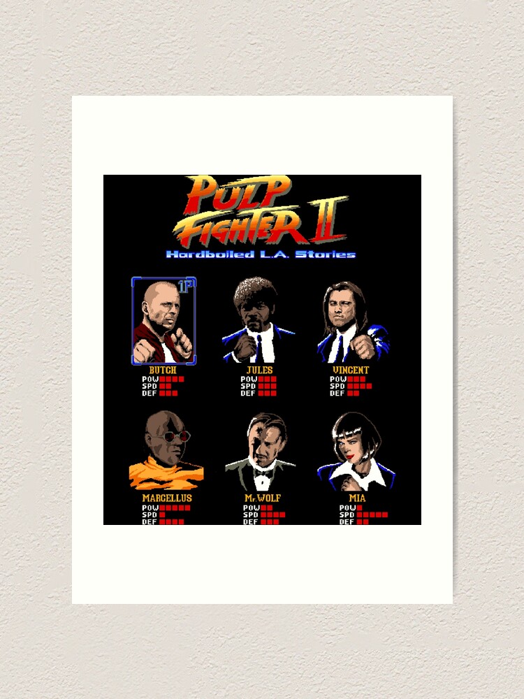 "Pulp Fighter DMC TWINS Classic attractive street fighter game" Art ...