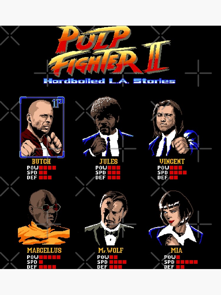 "Pulp Fighter DMC TWINS Classic attractive street fighter game" Art ...